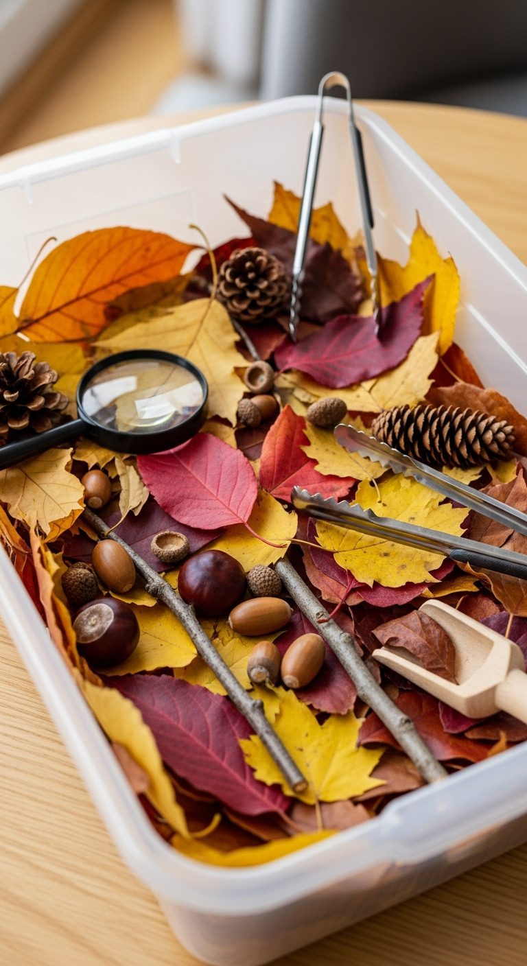 12 Leaf Sensory Bin Ideas: Fine Motor & Nature Play
